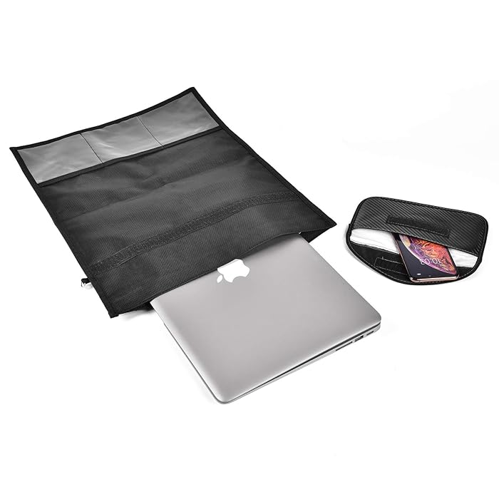 Buy SNNplapla 2 Pack 13.8In Faraday Bag Signal Blocking Bag Faraday ...