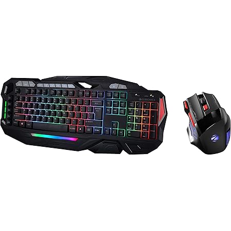 Amazon.in: Buy ZEBRONICS Zeb-Magnus USB Gaming Keyboard with LED Lights ...