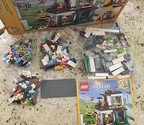 Amazon.com: LEGO Creator Modular Modern Home 31068 Building Kit (386 ...
