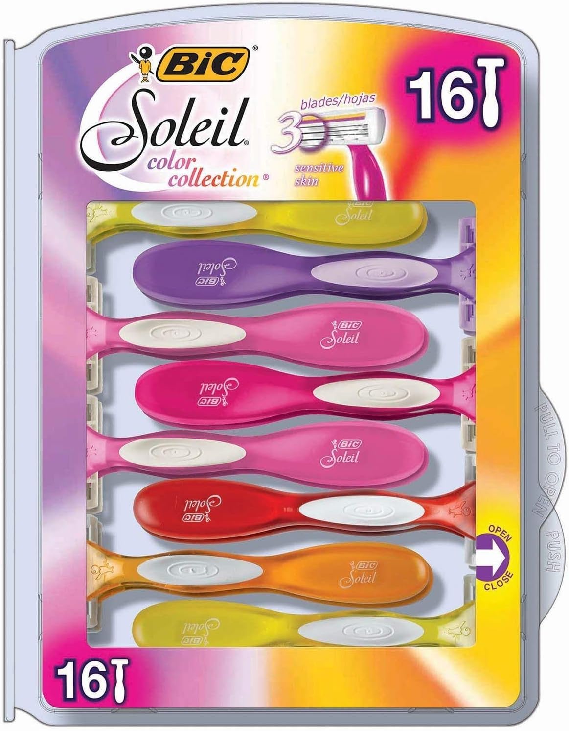 Amazon.com: BIC Soleil Smooth Colors Women's Disposable Razors With ...