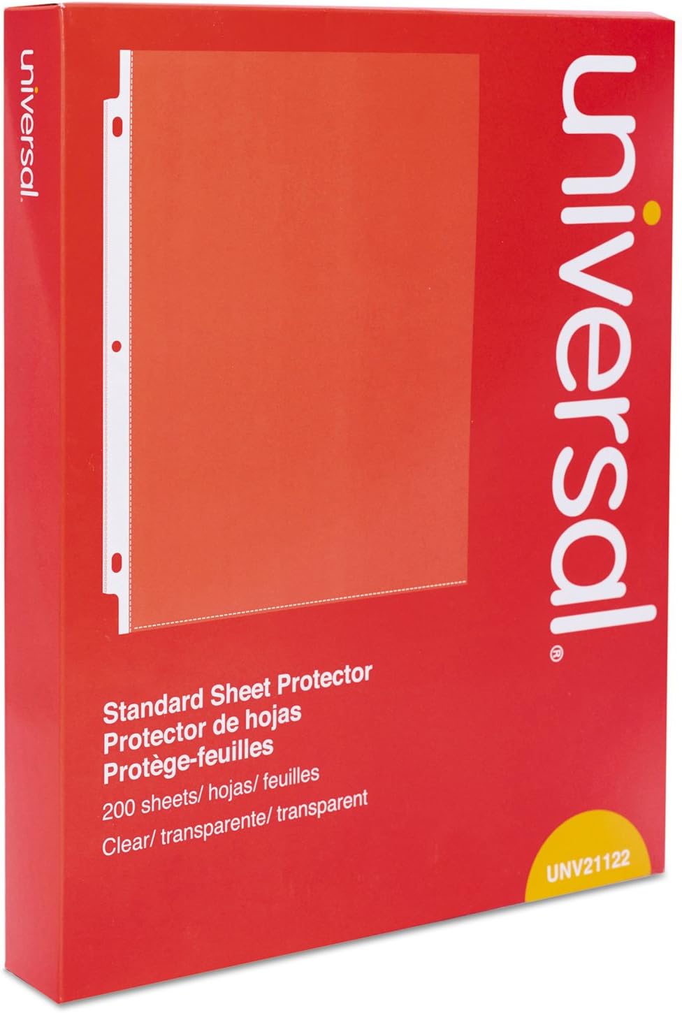 Amazon.com : Universal Standard Sheet Protector, Standard, 8 1/2 x 11 ...