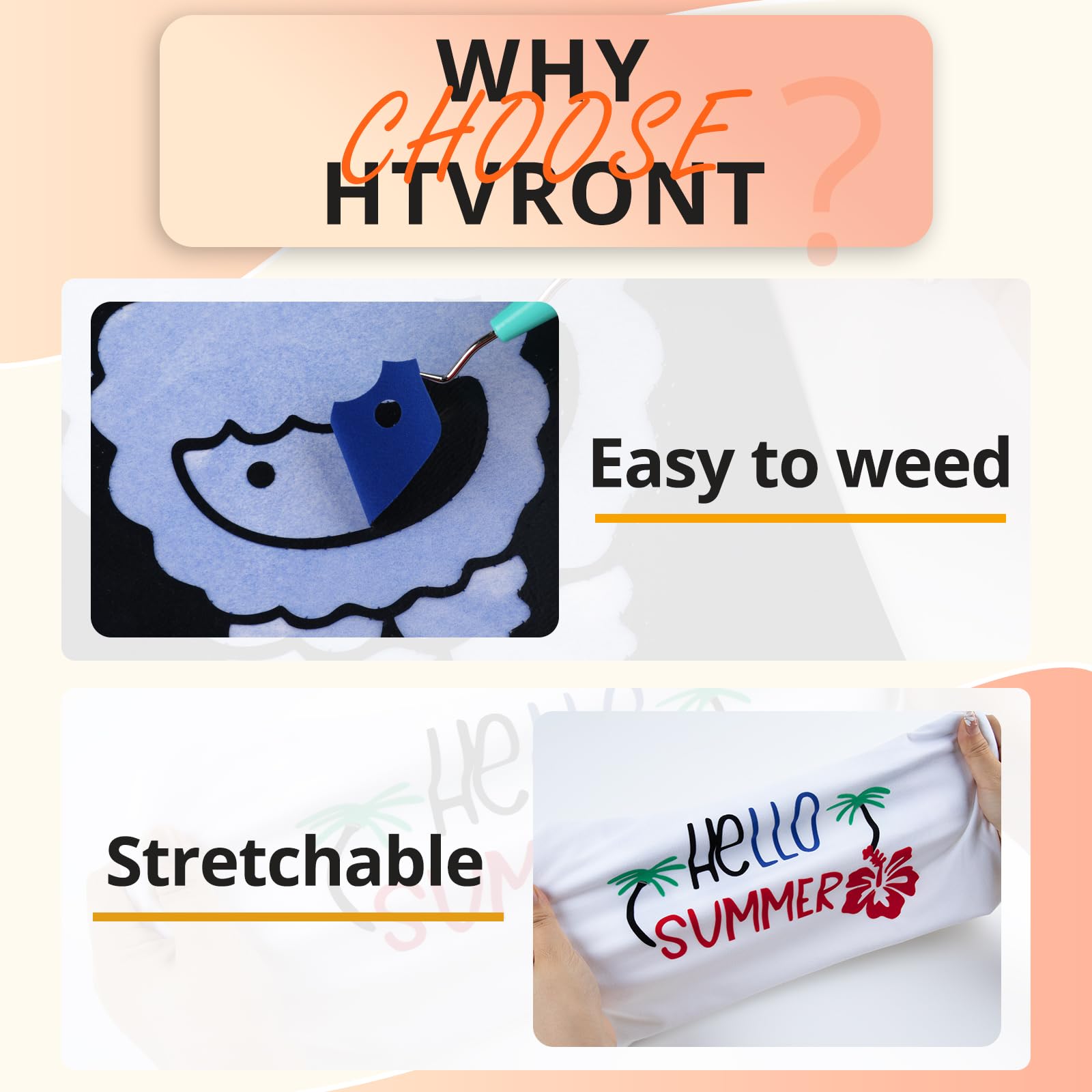 Snapklik.com : HTVRONT Green Flocked HTV Vinyl -12" X 6FT Flock Vinyl ...