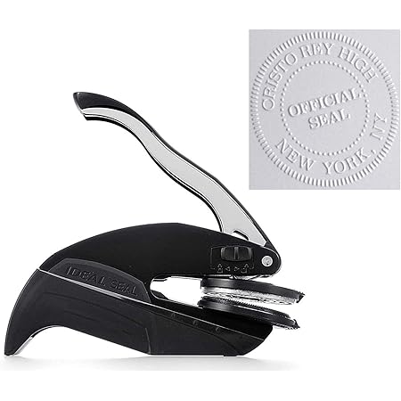 Amazon.com : New personalized custom Logo Embosser Seal : Business ...