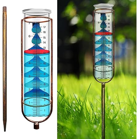 Amazon.com : HUAQMDE Rain Guage Outdoor, Freeze Proof rain Gauge ...