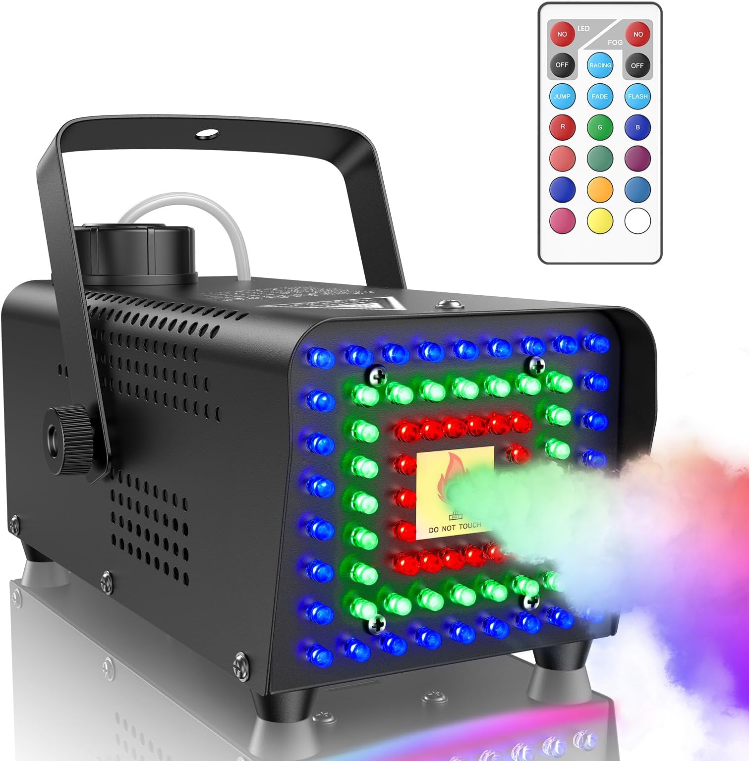 Amazon.com: Sunolga Fog Machine with 6 LED Lights and 12 Colorful Light ...