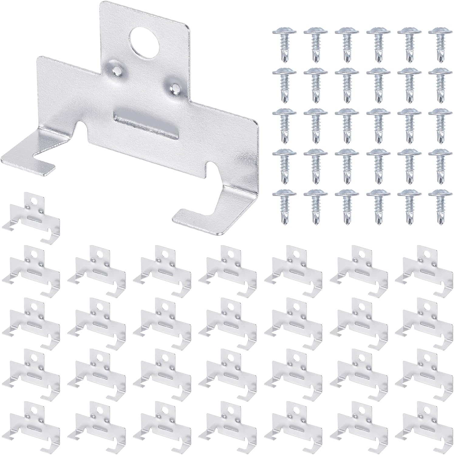 PATIKIL 30 Pcs Recessed Light Clips Downlight Housing C Clips, 304 ...