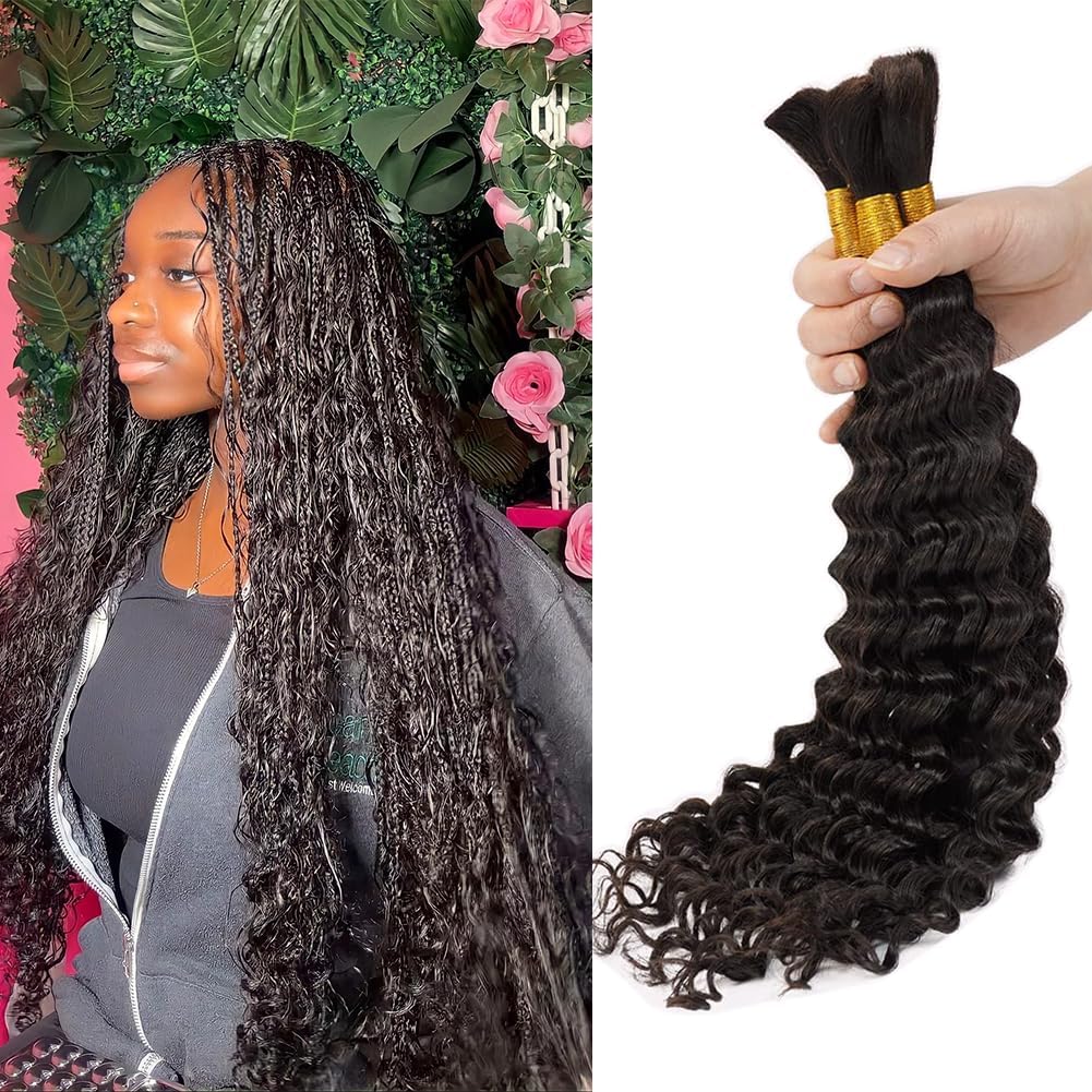 Amazon.com : Human Hair Braiding Hair Bulk Human Hair For Micro ...