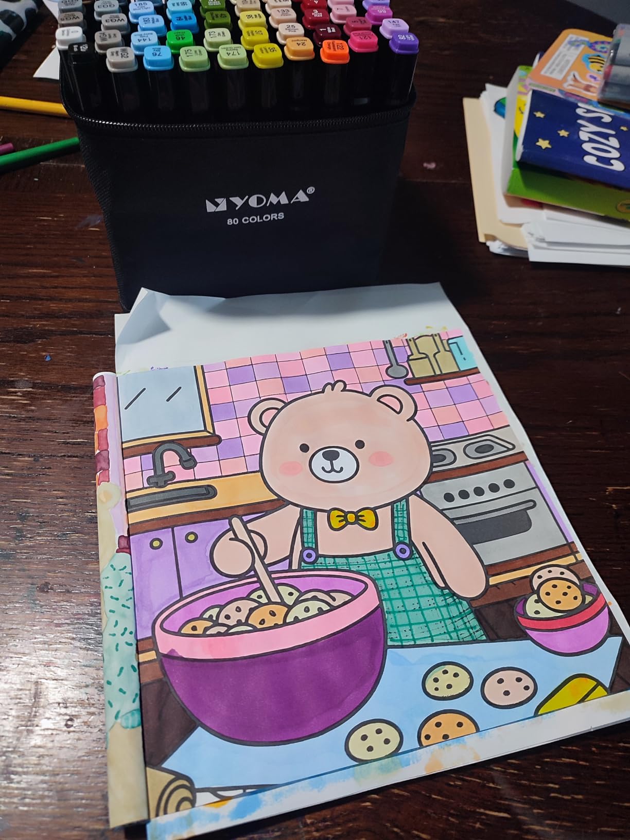 Amazon.com: Bold and Easy Cozy Bears Coloring Book: Cute and Adorable ...