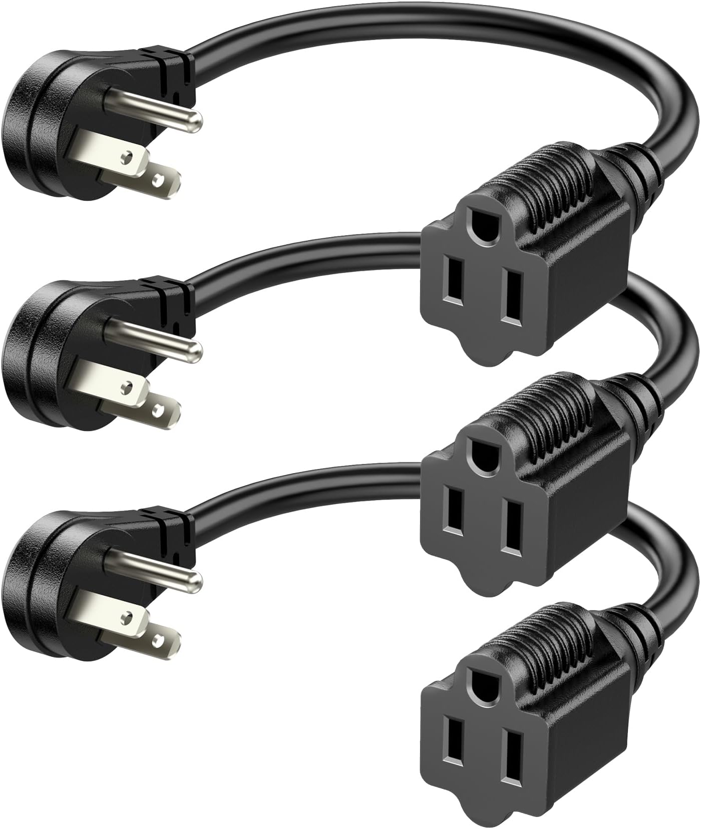Amazon.com: DEWENWILS 1FT Short Extension Cord, Flat Head Extension ...
