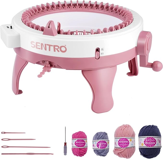 Amazon.com: Knitting Machine 48 Needles, DIY Hand Knitting Board ...