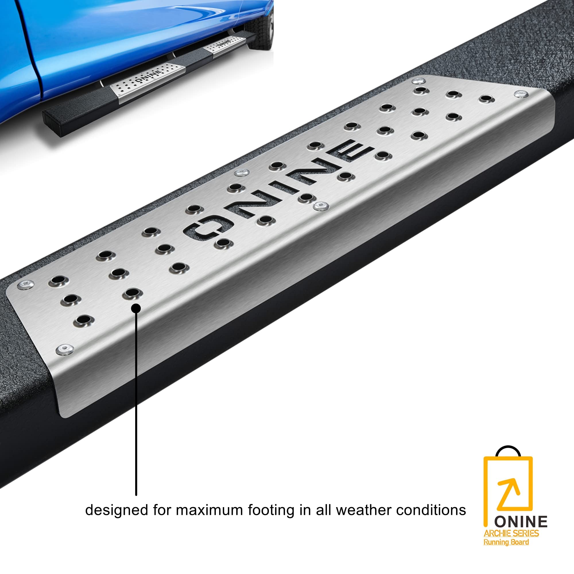 Snapklik.com : ONINE 6" Running Boards Custom Fit 2019-2025 Chevy ...