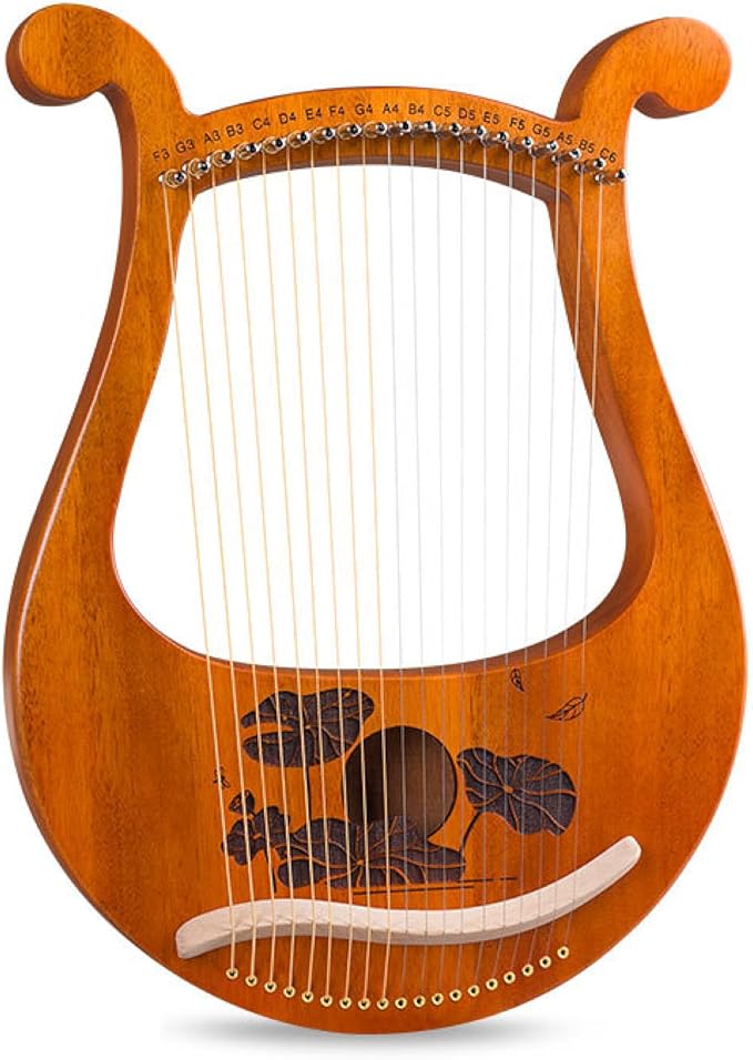 Amazon.com: BRLIBESE Lyre Harp 19 String Beginners Harp Portable 19 ...