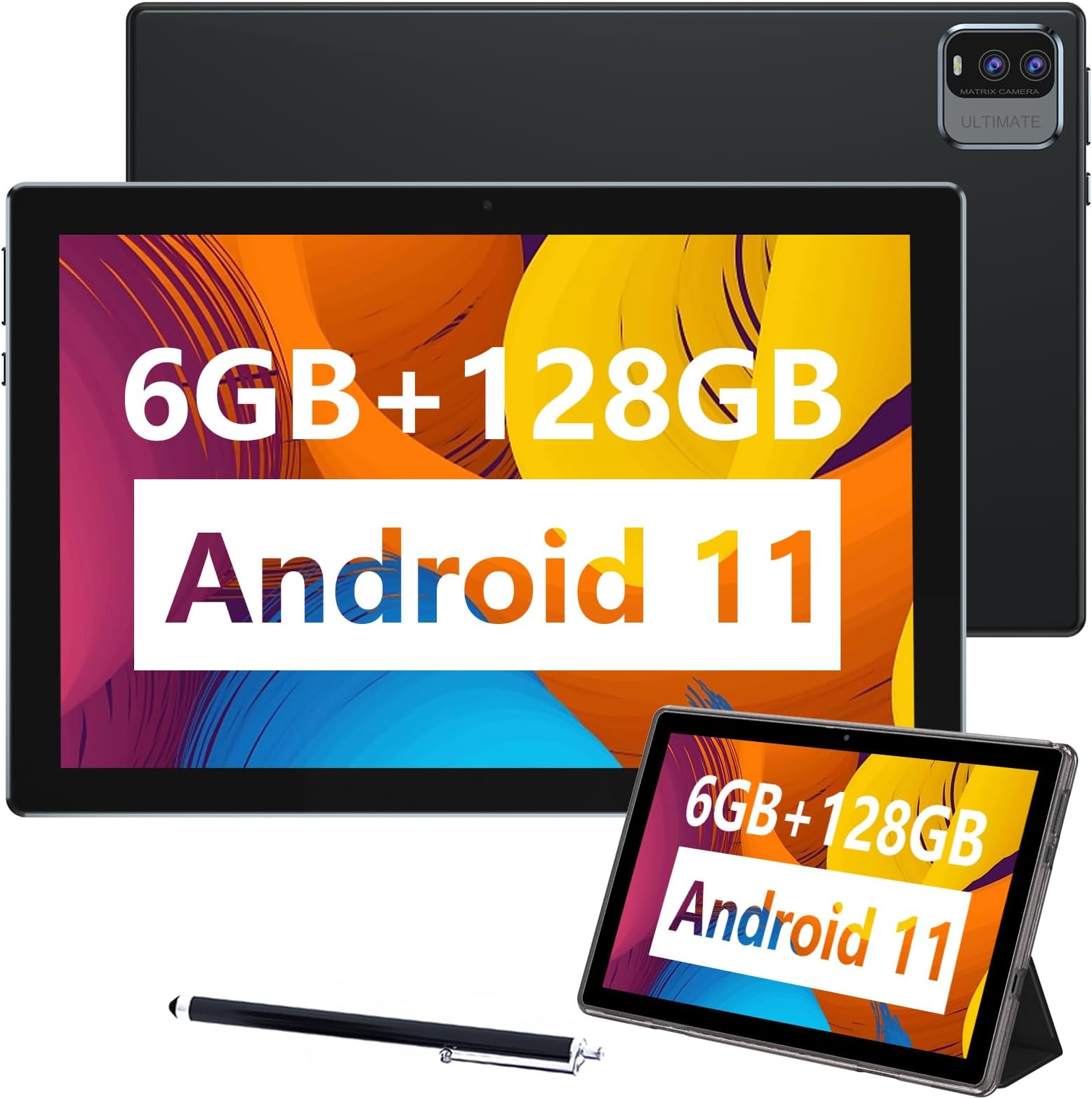 Amazon.co.jp: 2023 Newest 2 in 1 Tablet 10 Inch, 6GB RAM+128GB ROM+1TB ...