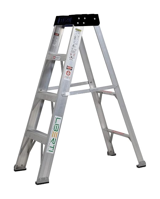 Liberti 1400 Series Heavy Duty Aluminium Step Ladder (4 Feet) : Amazon ...