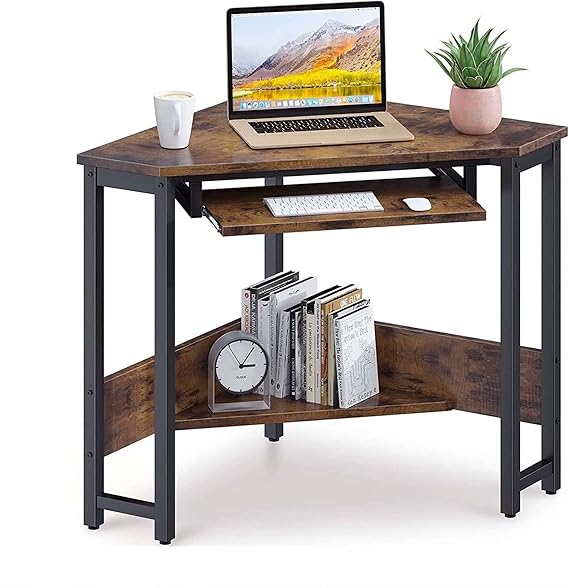 Amazon.com: ODK Corner Desk, Triangle Computer Desk, Small Desk Sturdy ...