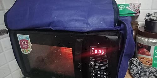 Buy Kuber Industries PVC 1 Piece Microwave Oven Cover 20 Ltr (Blue ...