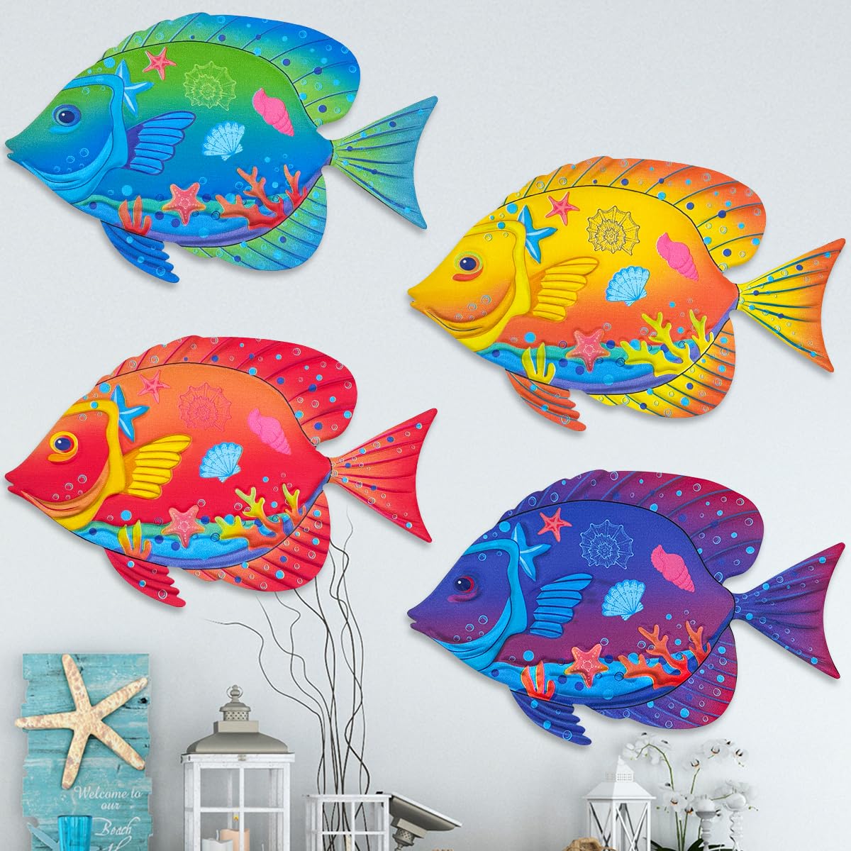 Colorful Fish Art