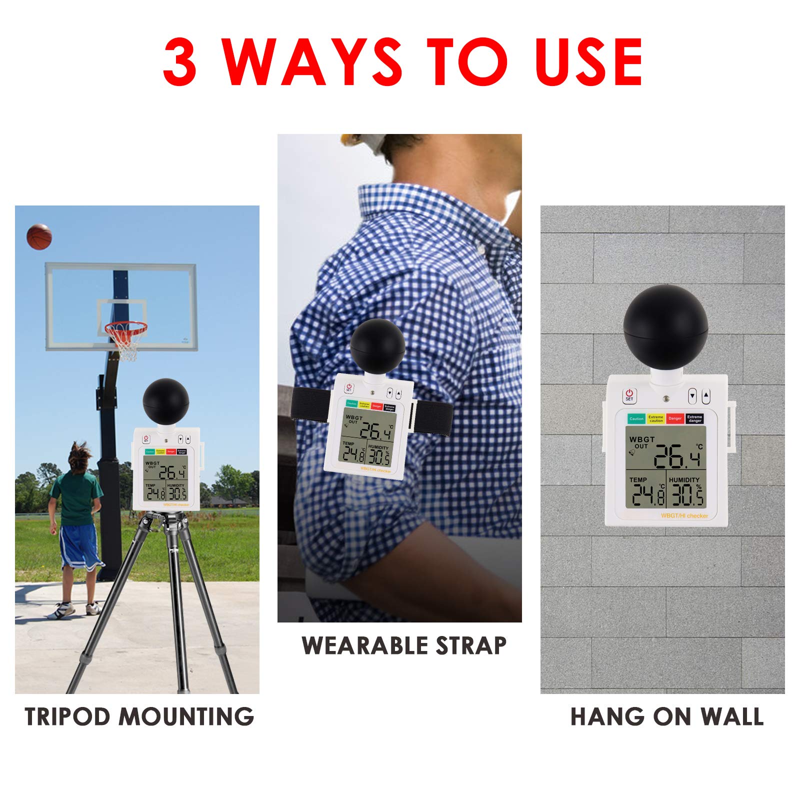 Extech Ht30nistl Heat Stress Wbgt Wet Bulb Globe Temperature Meter