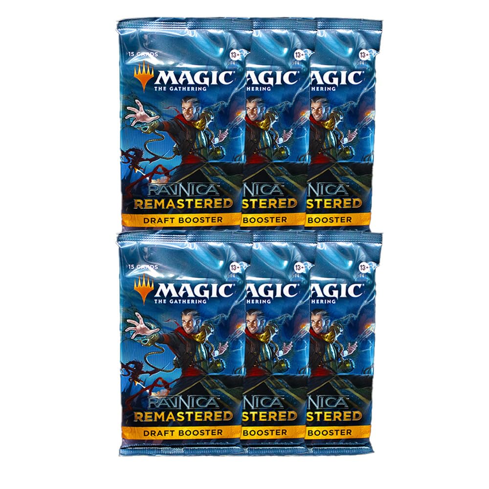 Amazon.com: 6 Packs Magic: The Gathering Draft Booster Pack Lot MTG ...
