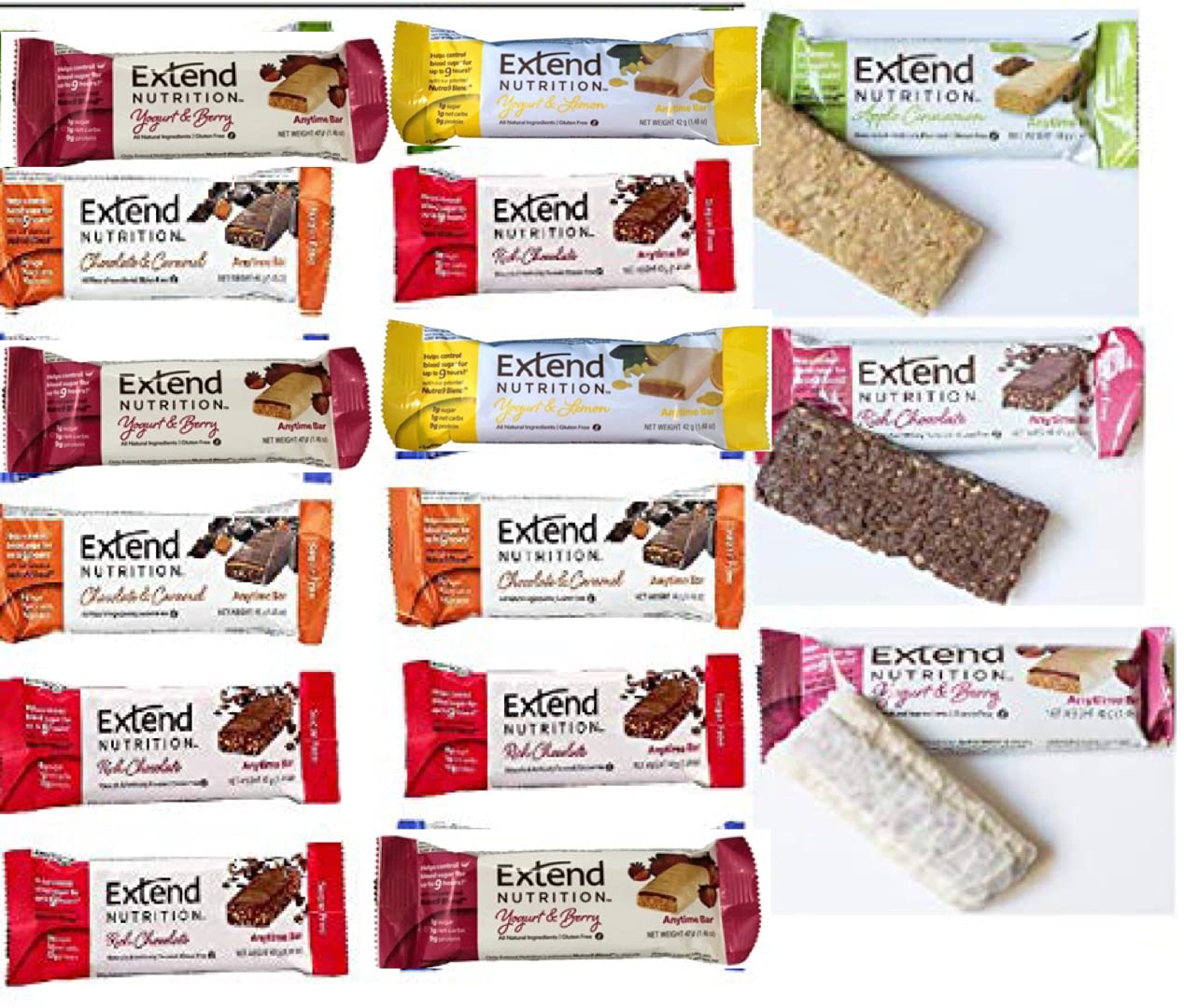 Amazon.com : Extend Bar,15 Protein Bars, Gluten Free, Keto Friendly ...