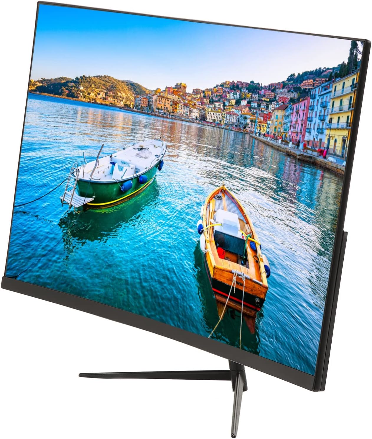 27 Inch Computer Monitor, High Contrast Black 1080P Computer Monitor ...