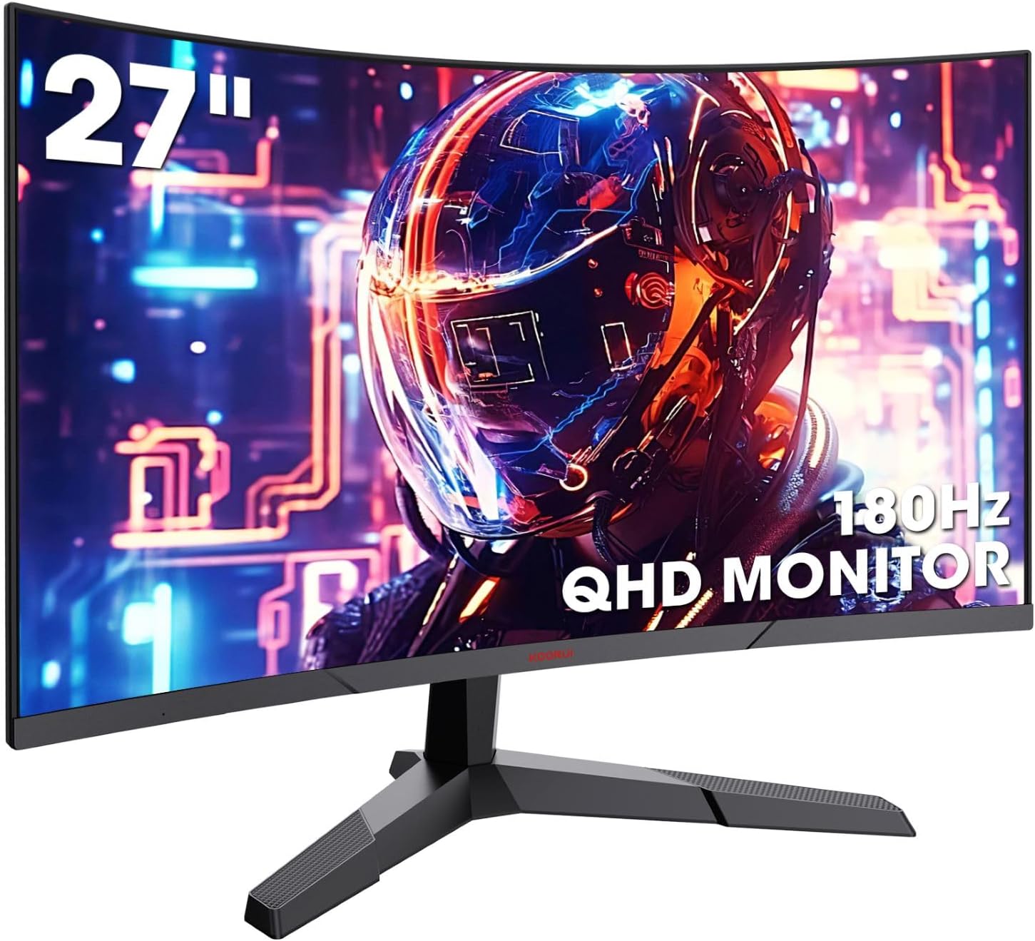 KOORUI 27-Inch Gaming Monitor, Fast VA Panel QHD, R1500, 180Hz, 1ms ...