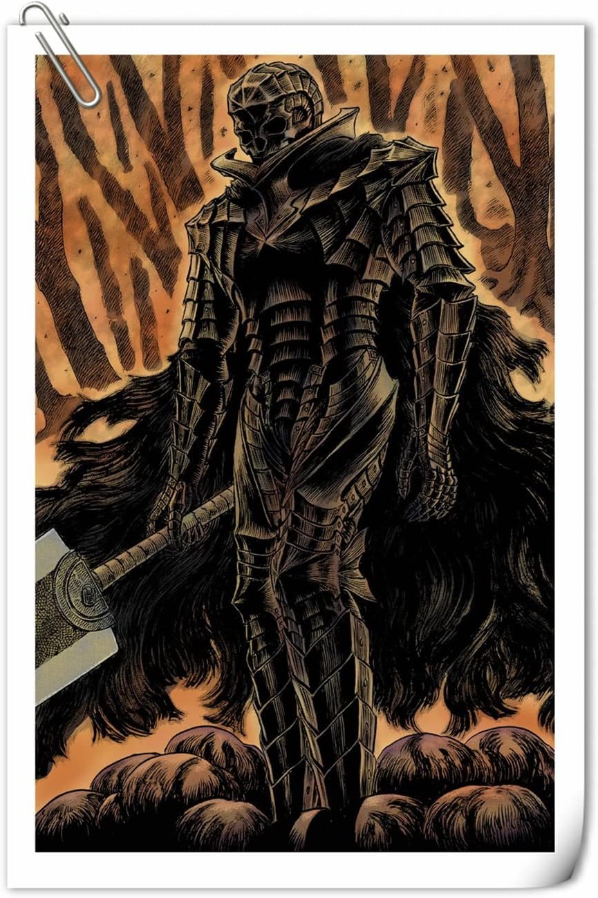 Amazon.com: Berserk Dark Fantasy Comics HD Posters Modern Home Wall Art ...