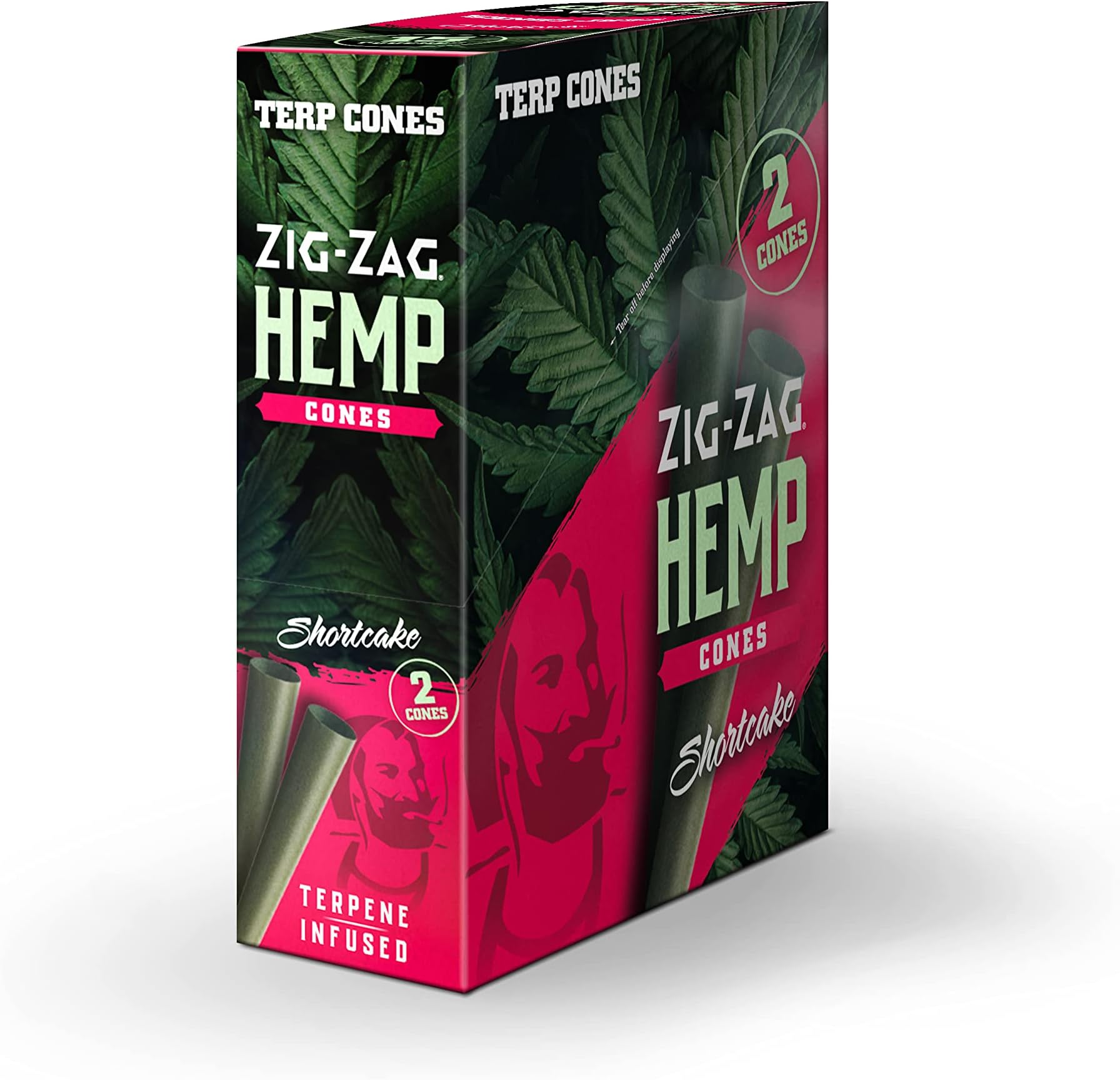 Amazon.com: ZIG-ZAG Natural Hemp Wraps - Organic, Slow-Burning, 2 Wraps ...