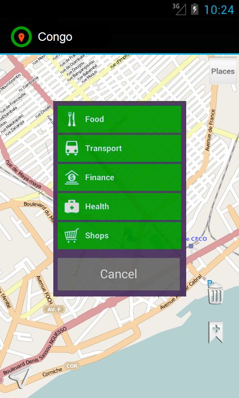 Congo Vector Offline Map: Easy Navigation:Amazon.com:Appstore for Android