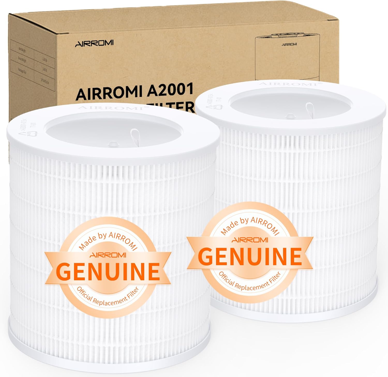 Amazon.com: AIRROMI A2001 HEPA Air Purifier Replacement Filter, 3-In-1 ...