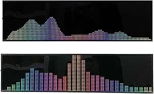 Amazon.com: LED Music Spectrum Display Analyzer, RGB Audio Level Bar ...