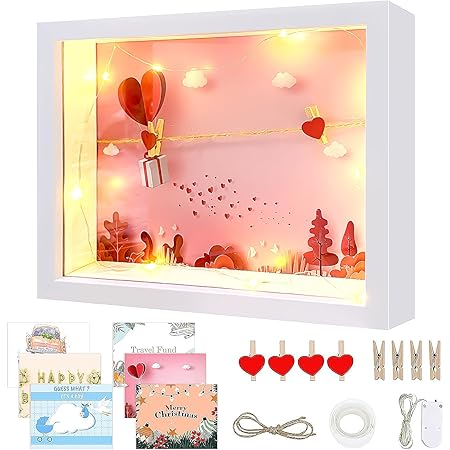 Amazon.de: MeYuxg 3D Bilderrahmen zum Befüllen - Bilderrahmen Tief mit ...