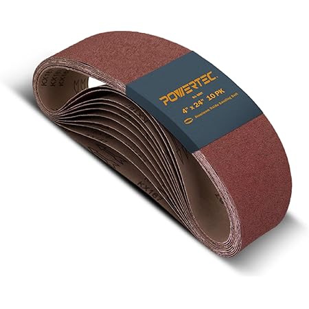 4 x 21 Sanding Belt, 80 Grit Aluminum Oxide Belt Sander Paper 4x21,12 ...
