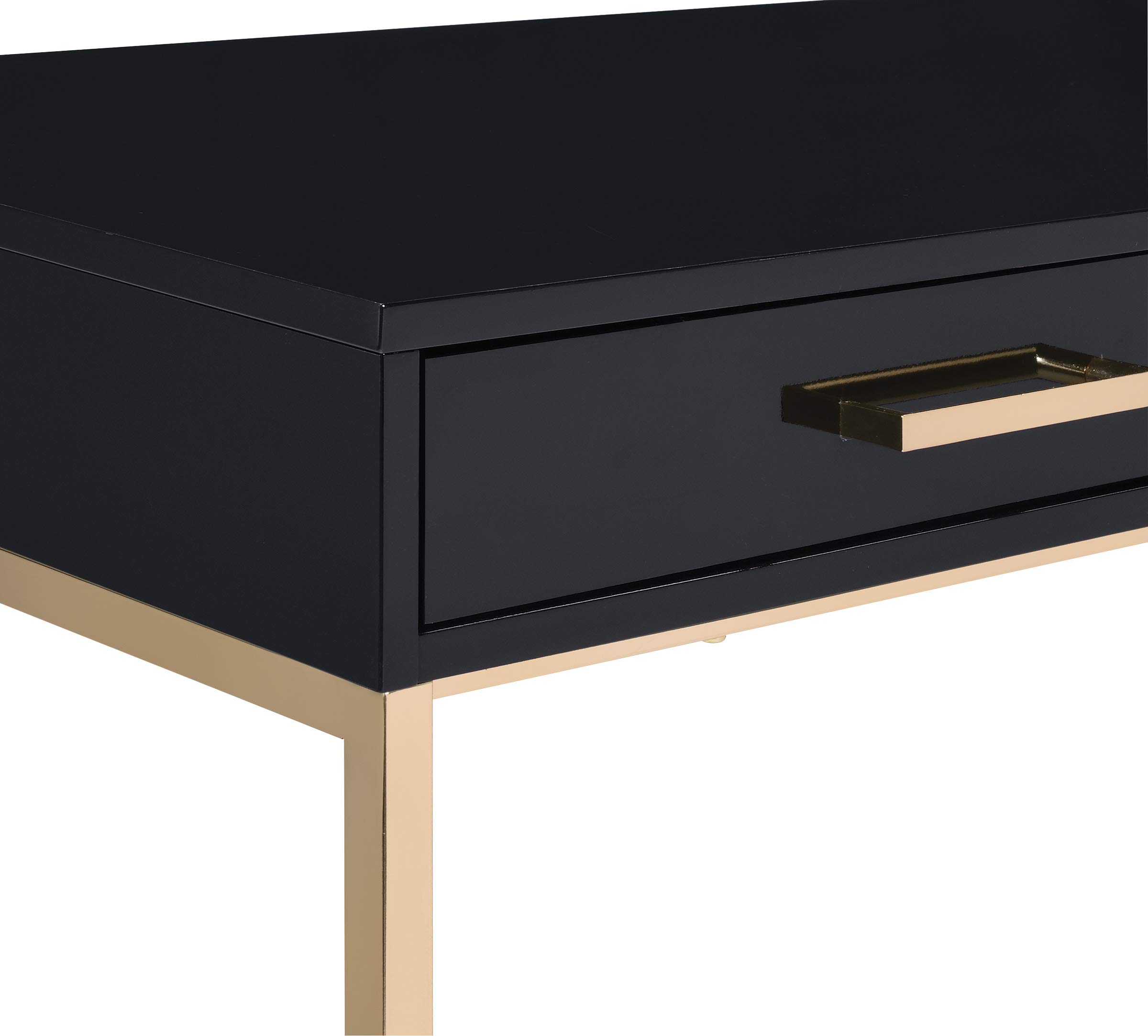 OSP Home Furnishings Alios Modern Writing Desk with 2 Euro-Glide ...