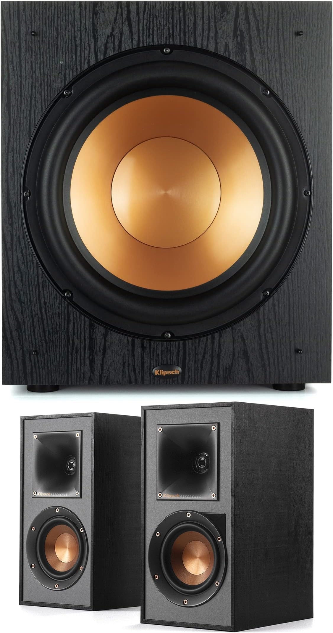 Amazon.com: Klipsch SUB-100-BLACK Synergy Black Label Subwoofer Speaker ...