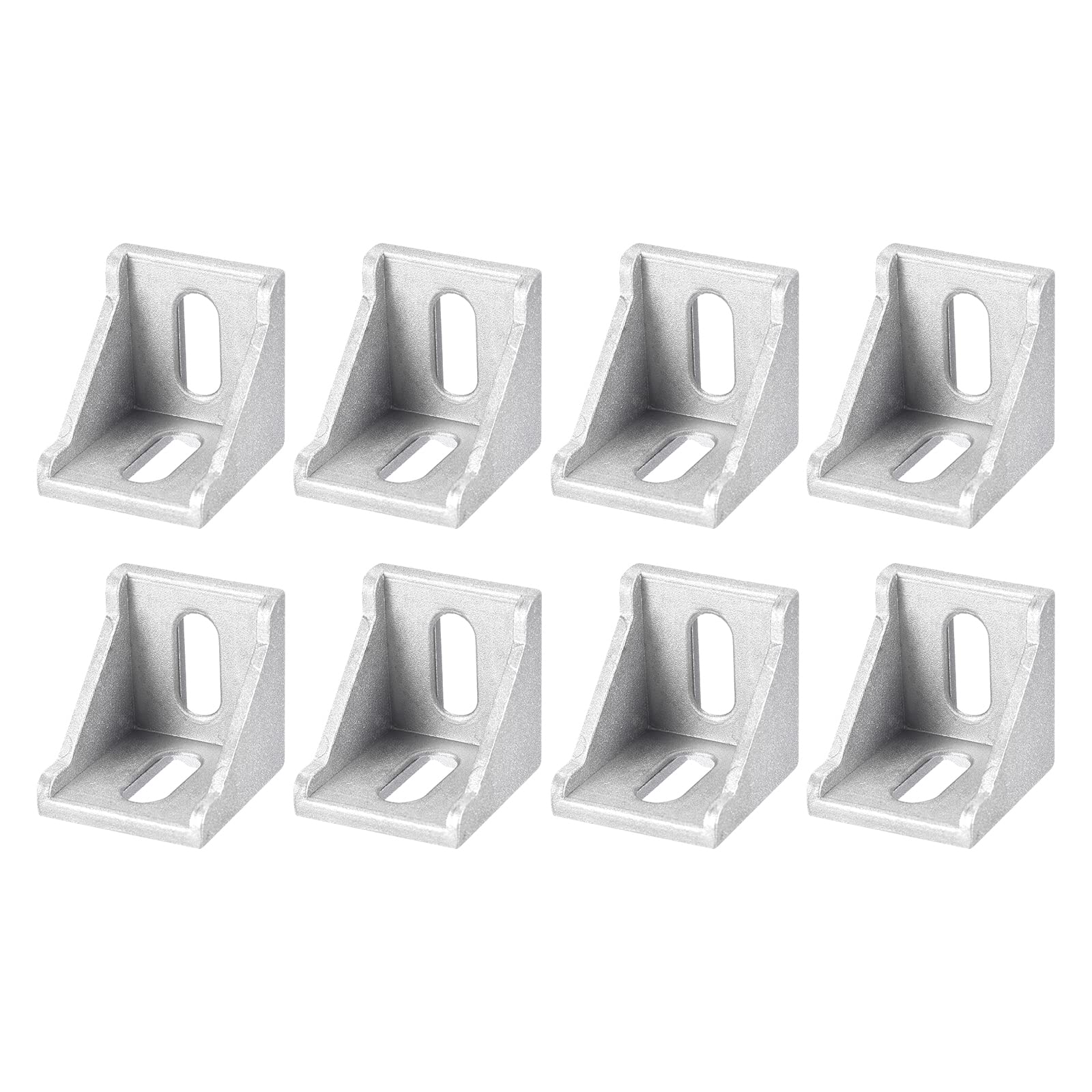 Amazon.com: uxcell 8Pcs Inside Corner Bracket Gusset, 38x38x35mm 4040 ...