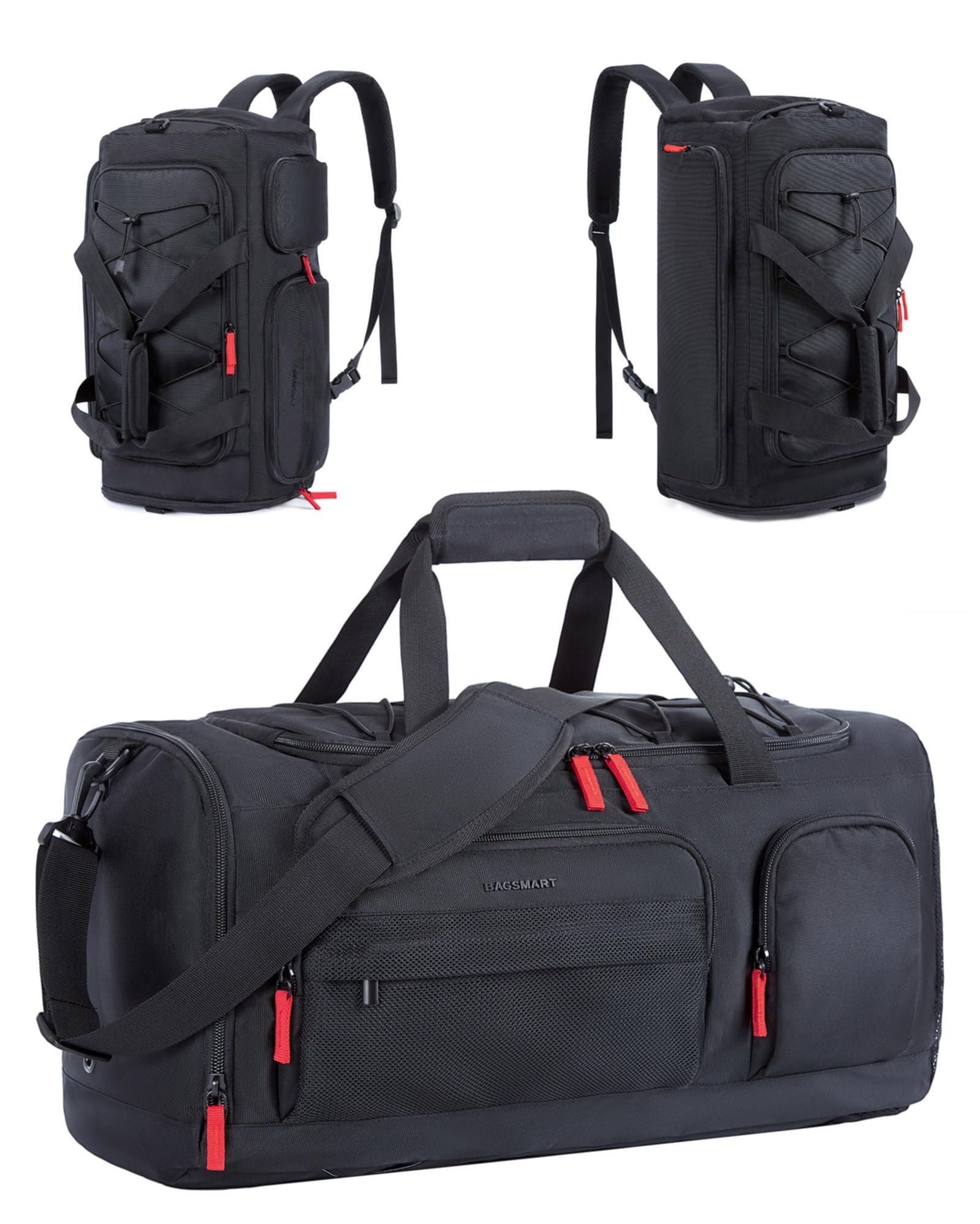 Amazon.com | BAGSMART Large Gym Bag for Women & Men, 63L Sports Travel ...