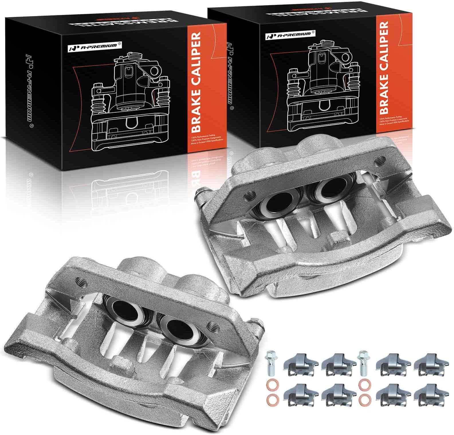 A-Premium Disc Brake Caliper Assembly with Bracket Compatible with ...