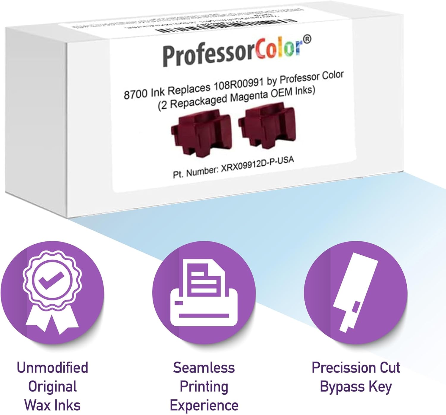 Professor Color Colorqube 8700 – Tinta que reemplaza 108R00991 (2 ...