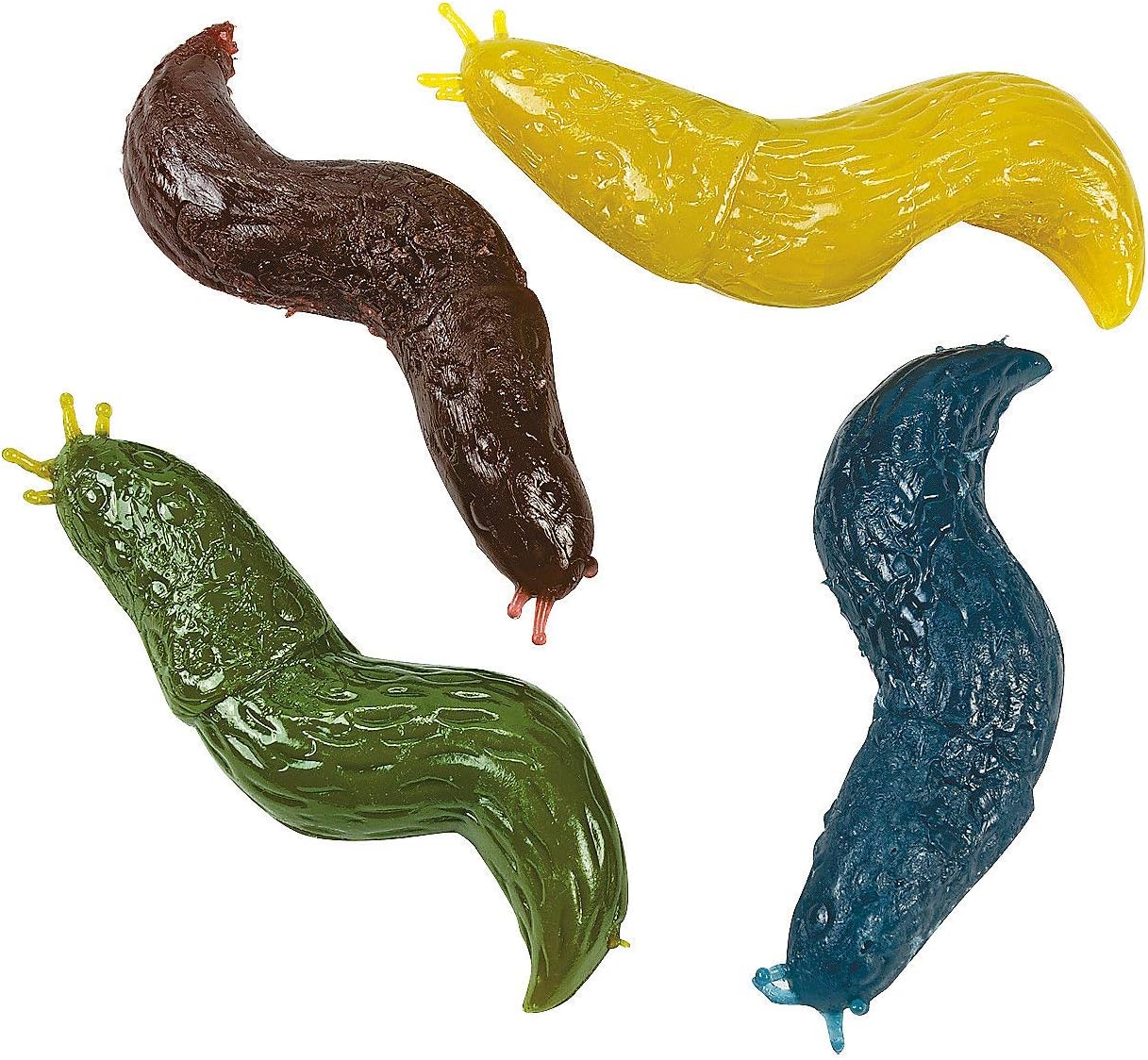 Amazon.com: Fun Express Sticky Stretch Slug Toys (Set of 12) Gross ...