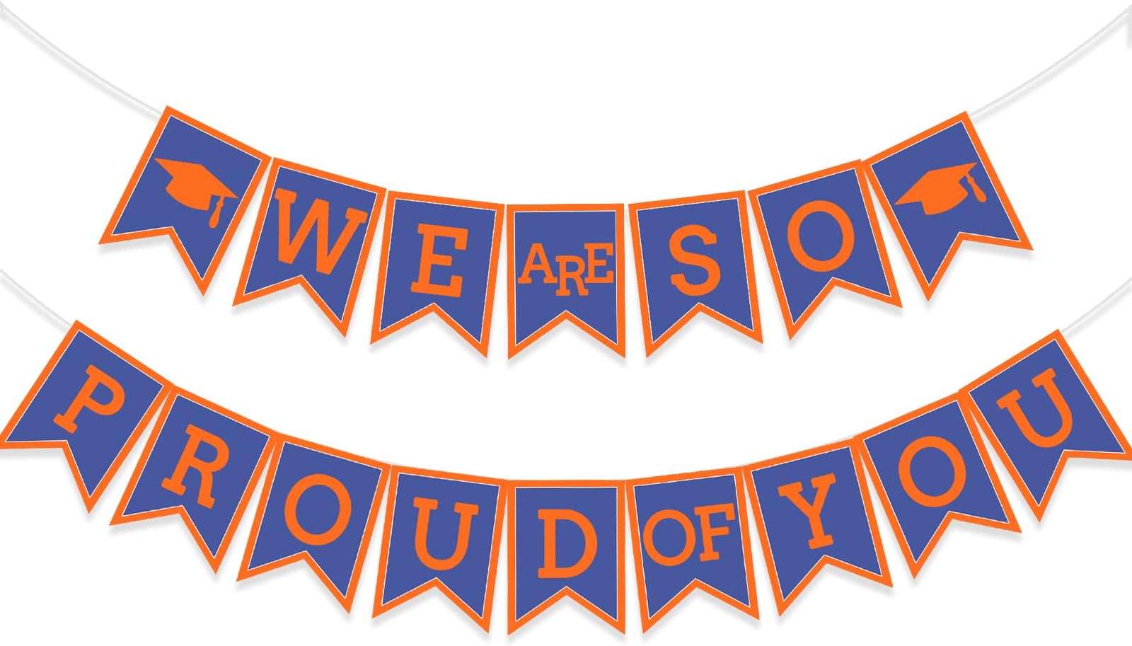 Amazon.com: We Are So Proud Of You Banner Graduation Party Decorations ...