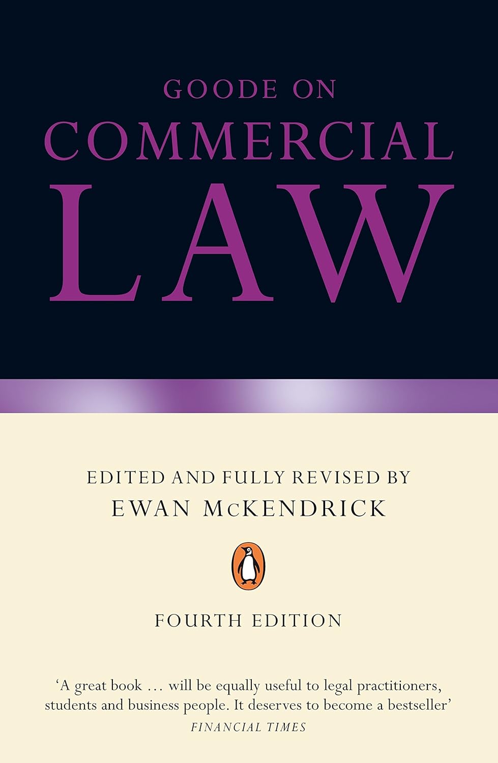 Commercial Law 4e: Goode, Roy, Mckendrick, Ewan: 9780141030227: Amazon ...