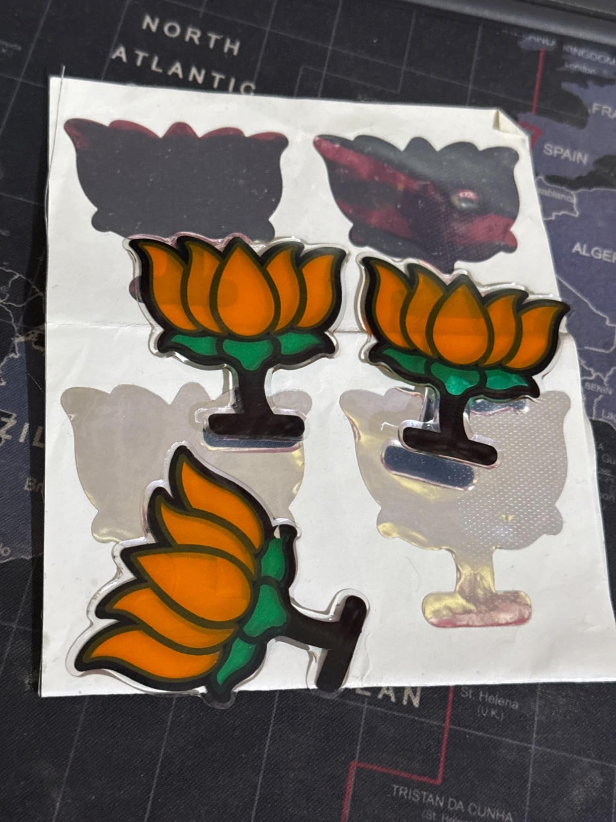 SPAK-KAL BJP Sign Sticker for Car & Bike (Set of 2), Vinyl : Amazon.in ...