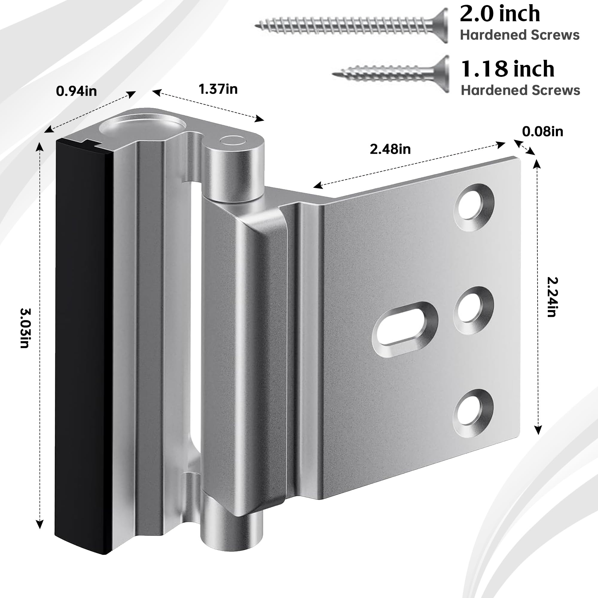 Snapklik.com : KERUI Home Security Door Reinforcement Lock,Metal Front ...
