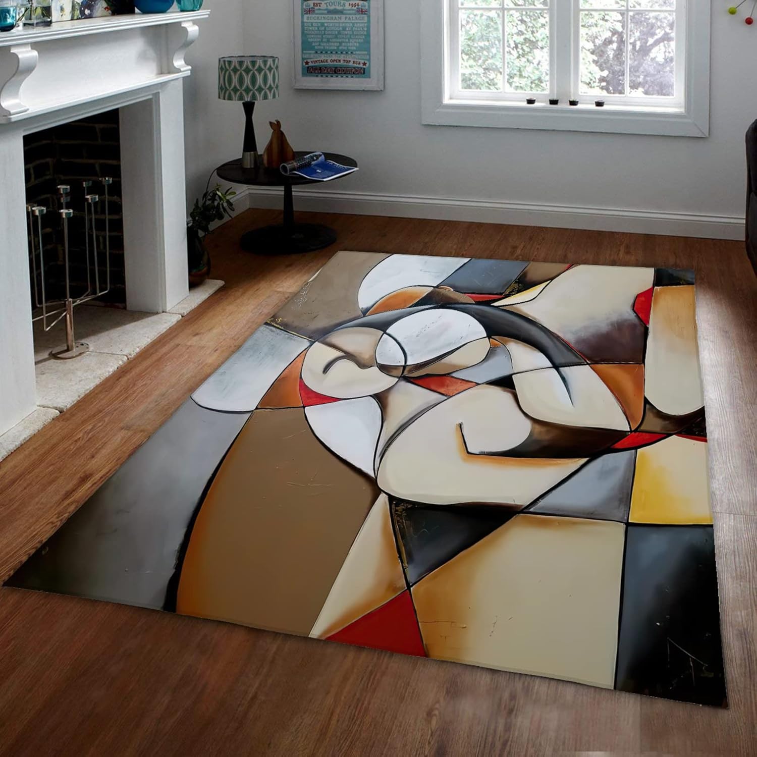 Amazon.com: Wewoo Home Pablo Picasso Artwork Rug Rectangle Rug Living ...