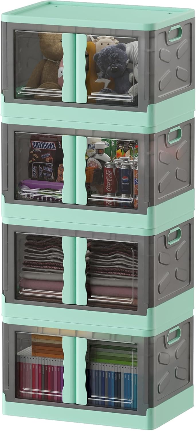 KLONVS Contenedores de almacenamiento con tapas, contenedores de ...