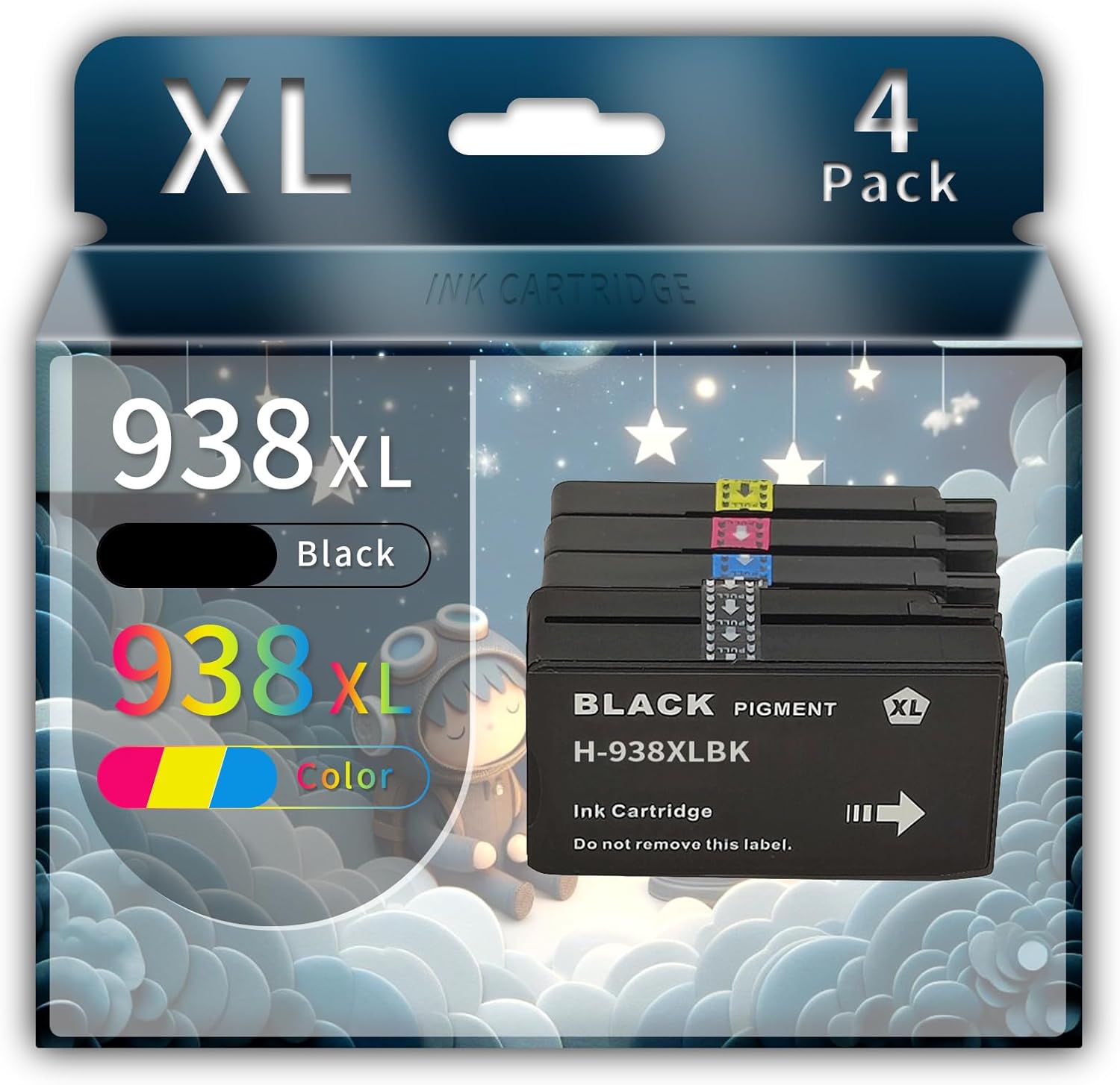 Amazon.com: QEXWSZS 938XL Compatible Ink Cartridge Replacement for HP 938 for HP OfficeJet Pro ...