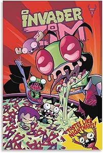 Amazon.com: Anime Invader Zim Poster Print (14) Picture Print Canvas ...