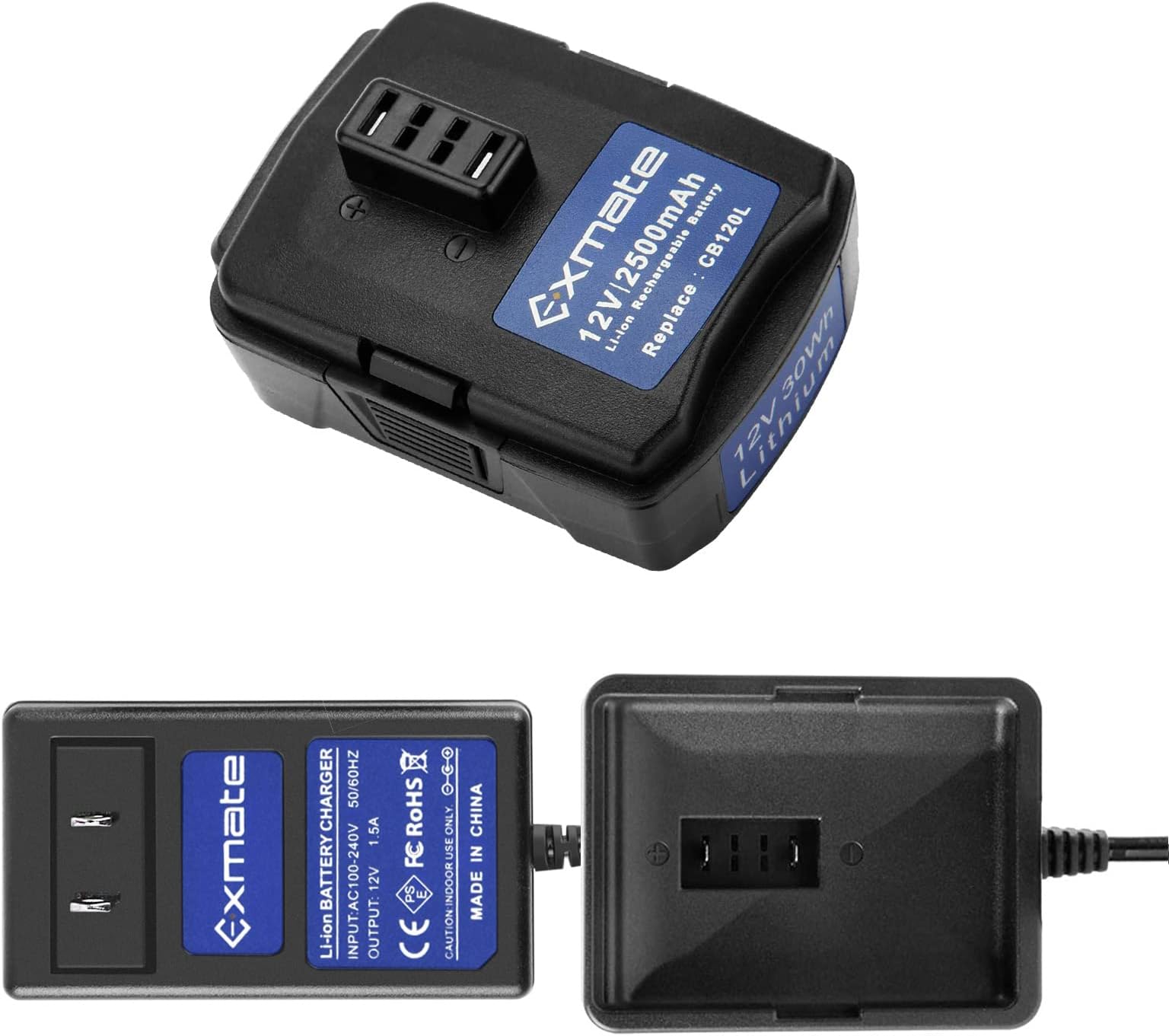 Amazon.com: Hanaix 12V Lithium Charger for Ryobi CB120L CB121L BPL-1220 ...