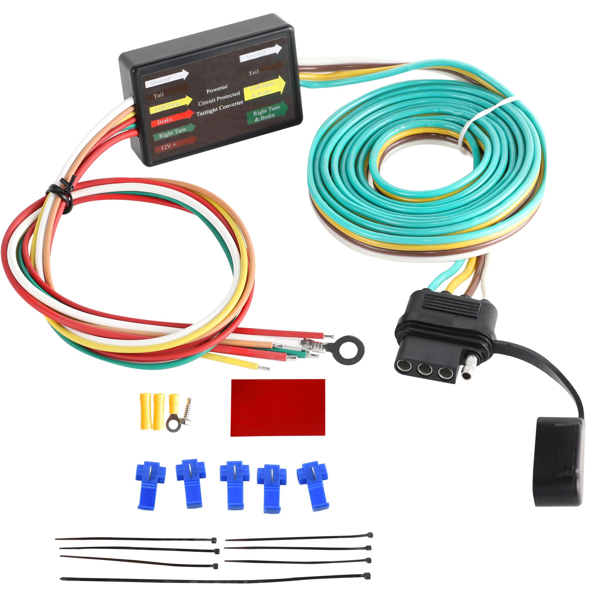 Snapklik.com : Oyviny LED Compatible Powered 3-to-2-Wire Splice-in ...